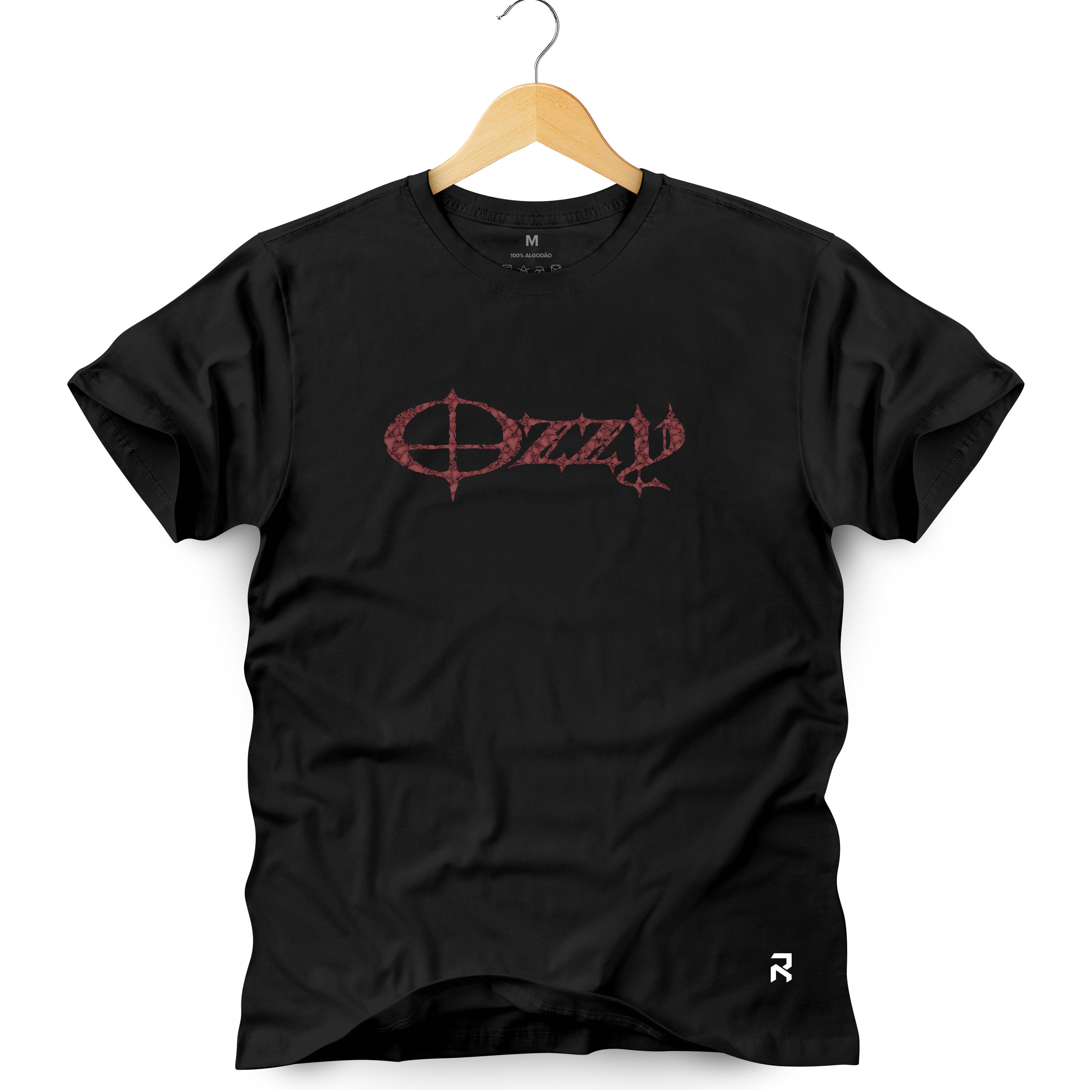 Camiseta Masculina Lettering Ozzy